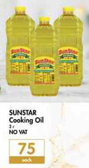 SunStar Cooking Oil 2L offer at Makro