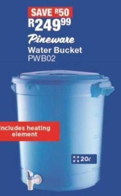 Pineware Water Bucket PWB02 offer at OK Furniture