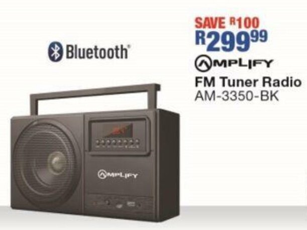 Amplify FM TUner Radio offer at OK Furniture