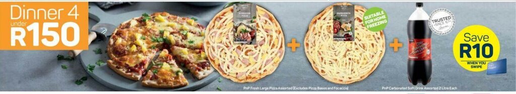 PnP Fresh Large Pizza offer at Pick n Pay