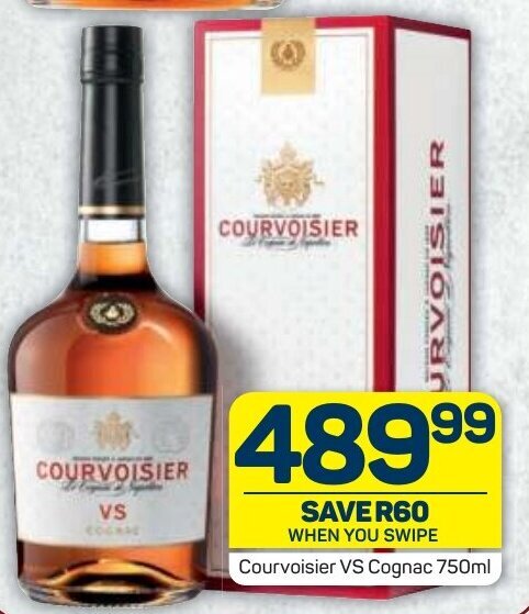 Courvoisier VS Cognac 750ml offer at Pick n Pay Liquor