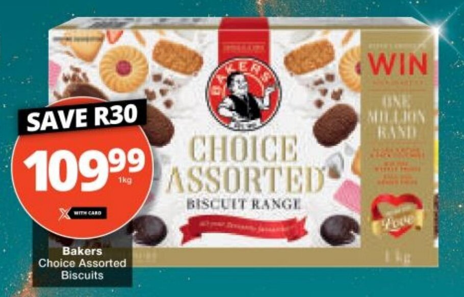 Bakers Choice Assorted Biscuit 1kg Offer At Checkers
