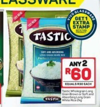 Tastic Wholegrain Long Brown or Soft and Absorbing Long Grain White ...