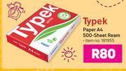 Typek paper a4 500 sheet ream offer at Game