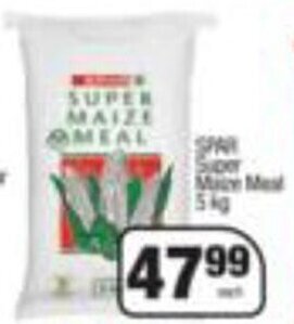 Spar Super Maize Meal 5kg offer at Spar