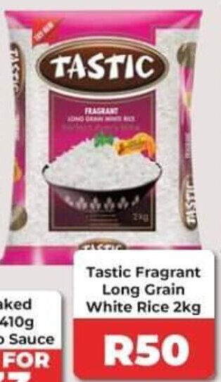 Tastic Fragrant Long Grain White Rice 2kg offer at 1UP