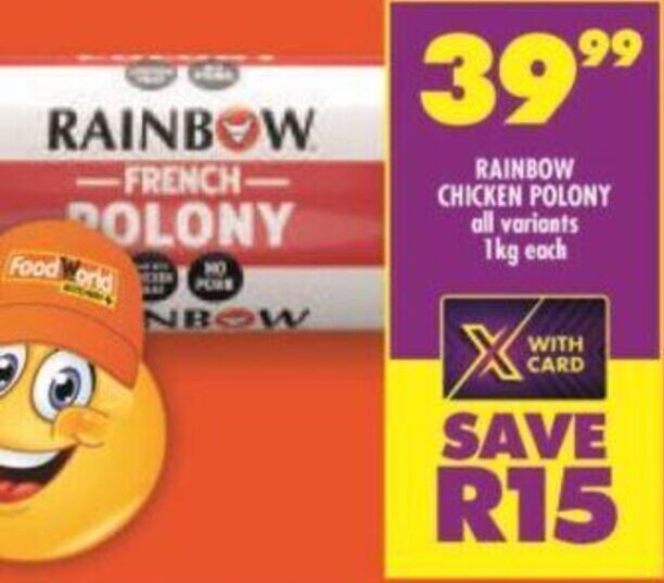 All Chicken polony offers - Find and view the cheapest Chicken polony ...