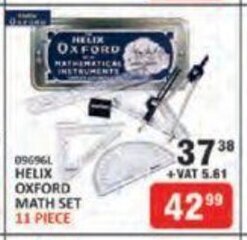 Helix Oxford Math Set 11 piece offer at KitKat Cash and Carry