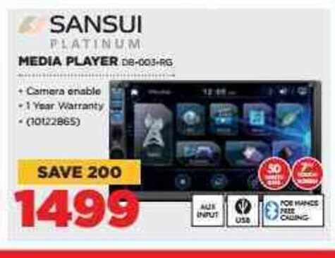 Sansui - Media Player offer at HiFi Corp