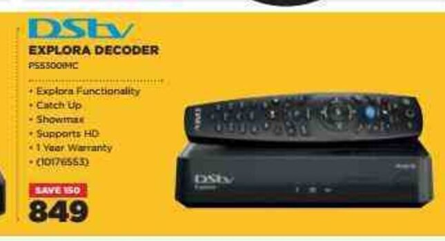 DSTV - Explora Decoder offer at HiFi Corp