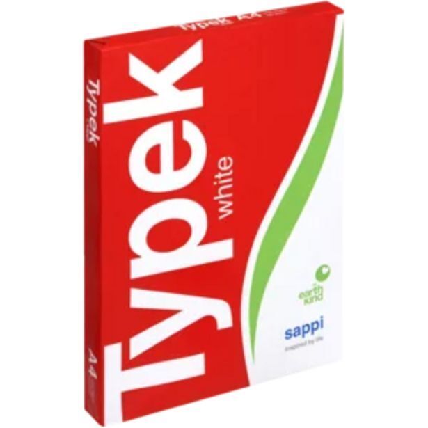 Typek a4 white copy paper 250 sheets offer at Shoprite