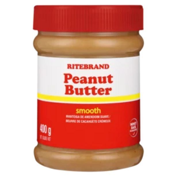 Ritebrand smooth peanut butter 400g offer at Shoprite