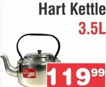 Hart Kettle 3,5L offer at Advance Cash n Carry