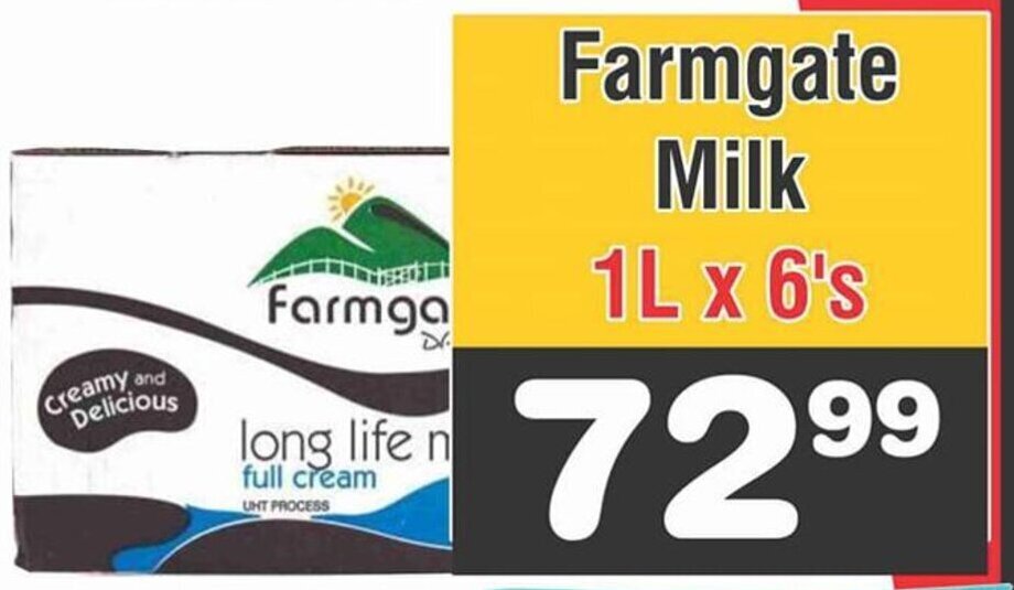 Farmgate Milk 1L x 6's offer at Advance Cash n Carry