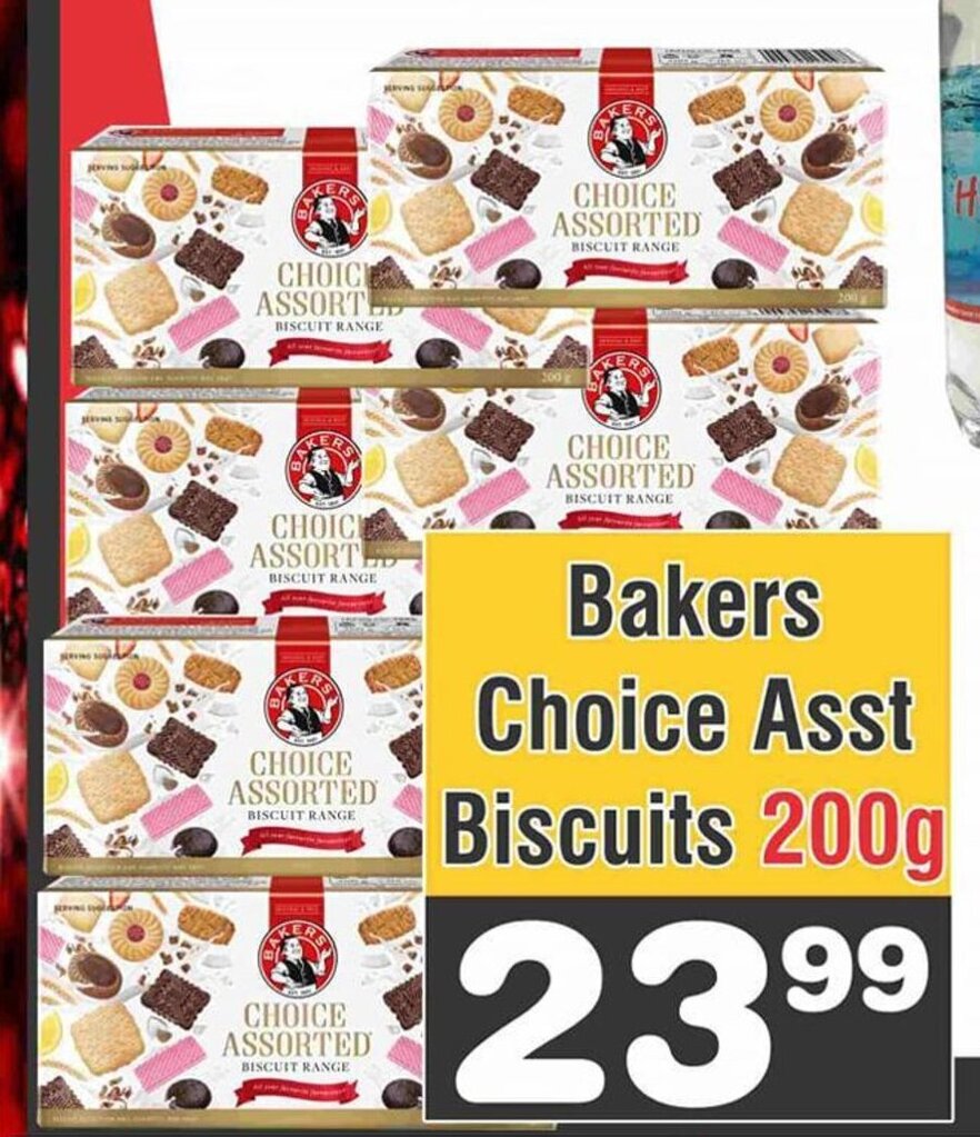 Bakers Choice Assorted Biscuit 200g offer at Advance Cash n Carry