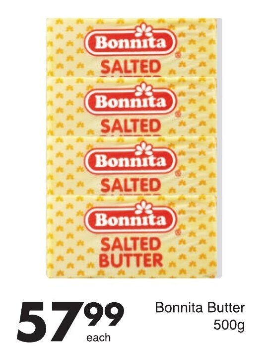 Bonnita Butter 500g offer at Save