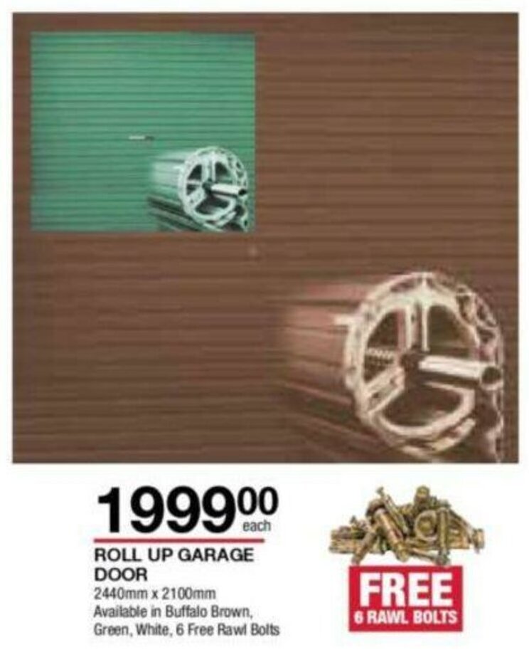 Roll Up Garage Door offer at Build It