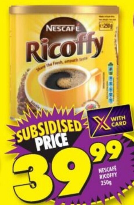 Nescafé Ricoffy 750g 2 offer at Shoprite