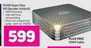 OVHD Open View HD Decoder Plus Free HDMI Cable offer at Game