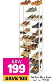 30 Pair Shoe Rack offer at Game