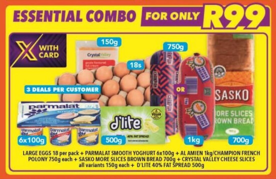 Essenital Combo offer at Shoprite