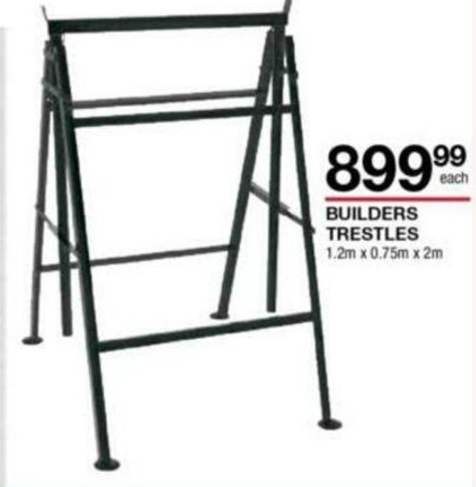 Builders Trestles offer at Build It