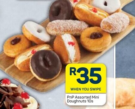 PnP Assorted Mini Doughnuts 10s offer at Pick n Pay