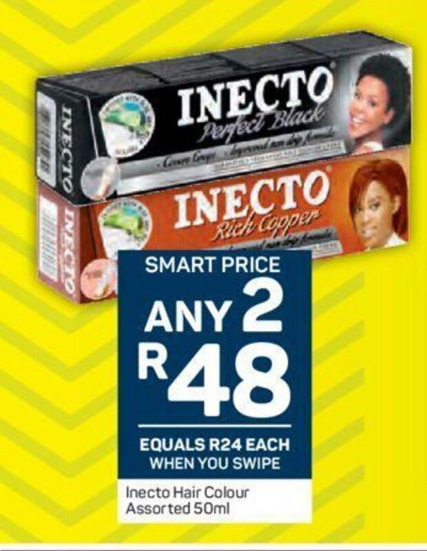 Inecto Hair Colour Assorted 50ml offer at Pick n Pay