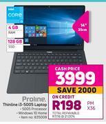 Proline 14" (35cm) thinline i3 5005 laptop offer at Game
