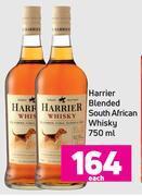 Harrier blended south african whisky-750ml each offer at Game