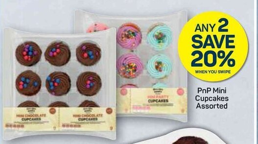 PnP Mini Cupcakes Assorted offer at Pick n Pay