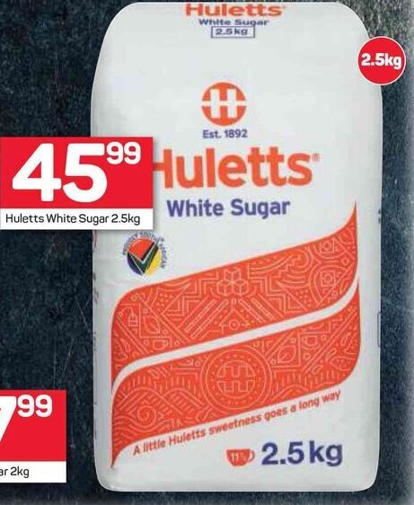 Huletts White Sugar 2.5kg offer at Pick n Pay