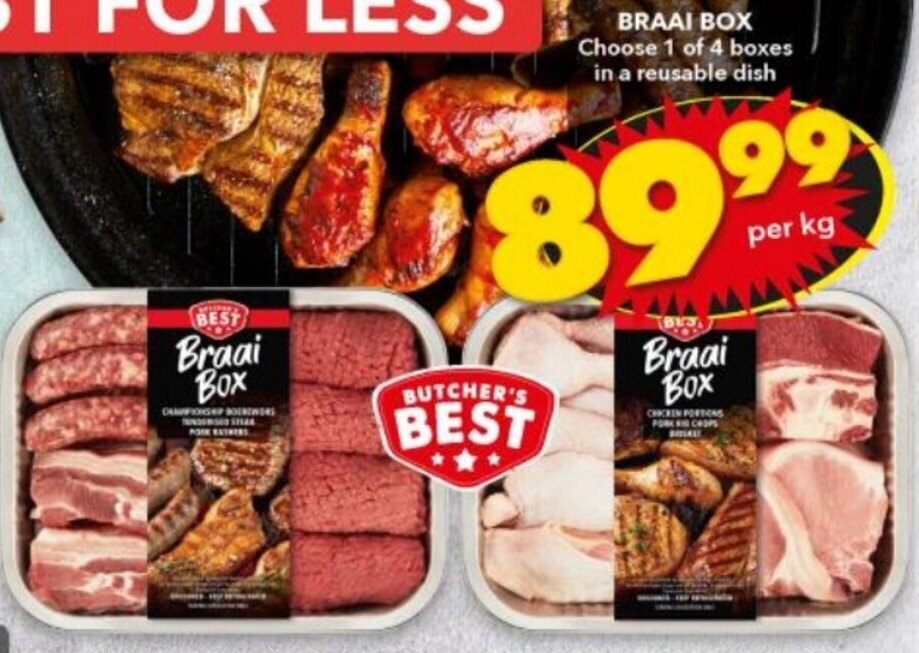 Braai Box offer at Shoprite