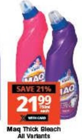 Bleach specials Checkers – May 2025