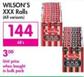 Wilson's specials Makro – Apr 2025