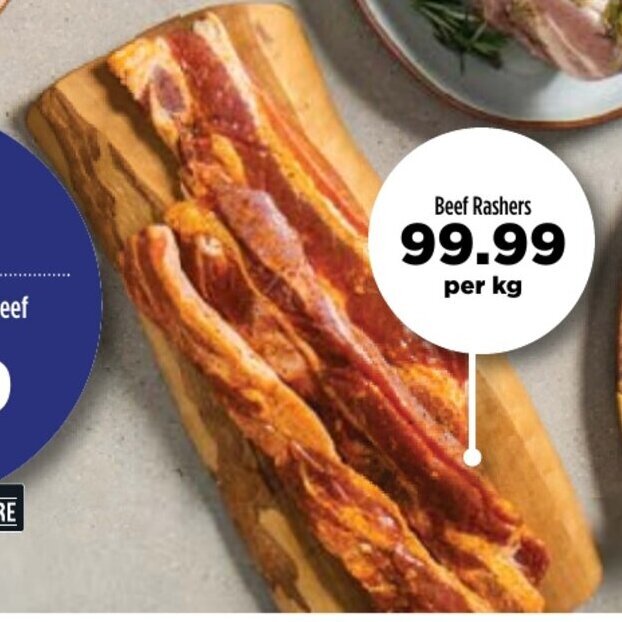 Beef Rashers offer at Food Lover's Market