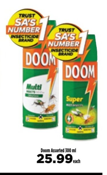 Doom Assorted 300ml offer at Food Lover's Market