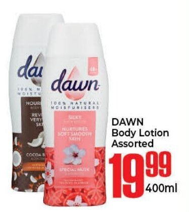 Dawn Body Lotion Assorted offer at Elite Power Trade Cash & Carry