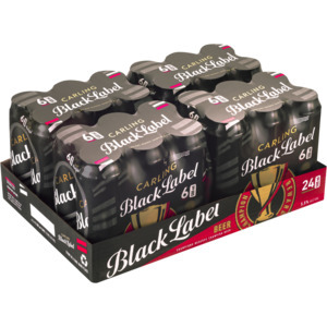 Carling black label beer cans 24 x 500ml offer at Shoprite Liquor