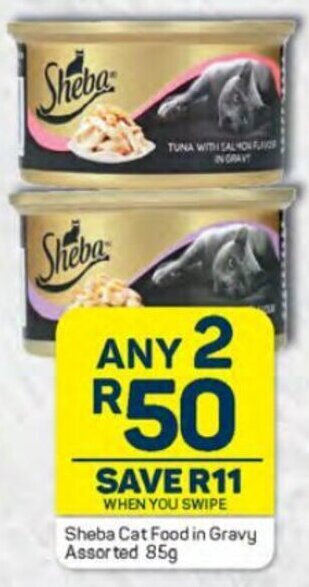 Sheba specials Pick n Pay – Apr 2025