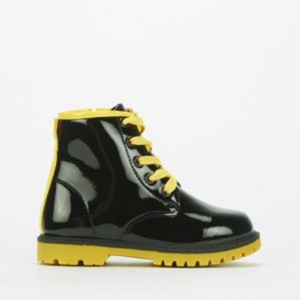 K Star 7 Girls Molly Boot Black Yellow Offer At Zando