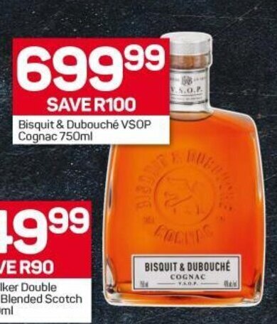 Bisquit & Dubouche VSOP Cognac 750ml offer at Pick n Pay Liquor