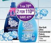 Sta soft ultra concentrate fabric conditioner assorted-1l offer at Dis-Chem