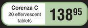 Corenza c-20 effervescent tablets offer at Dis-Chem
