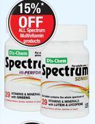 Spectrum hi performance multivitamin-90 tablets offer at Dis-Chem