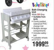 Baby things bath changing unit (white or grey) offer at Dis-Chem