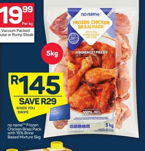 Frozen Chicken Braai Pack offer at Pick n Pay