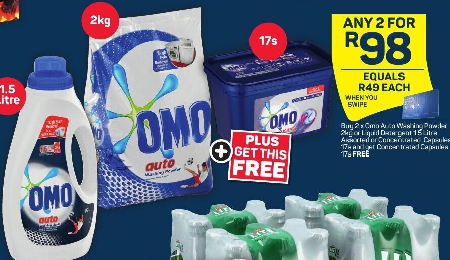 Omo Auto offer at Pick n Pay