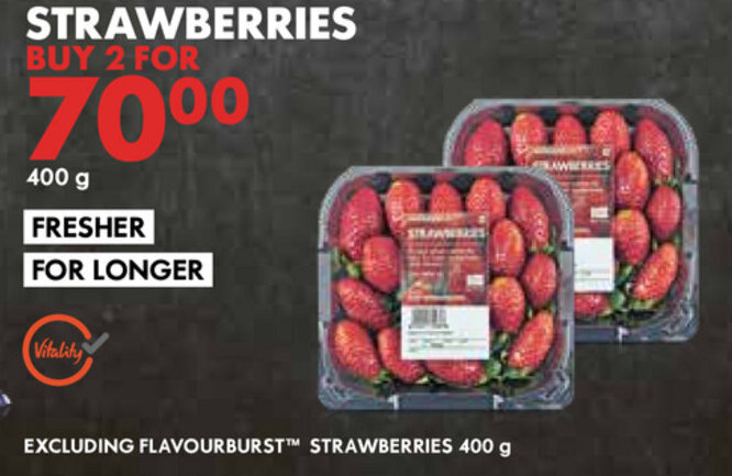 Strawberries 400g offer at Woolworths