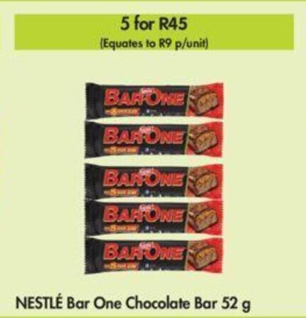 All Bar One offers - Find and view the cheapest Bar One offer!